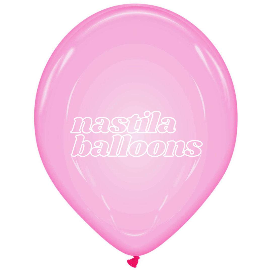 nastila balloons x BELBAL 14" round balloon | crystal | nastila balloons