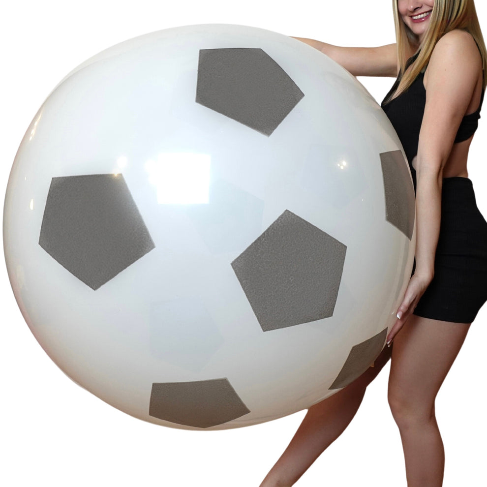 CATTEX 35" Flat Rundballon | Fußball | nastila balloons
